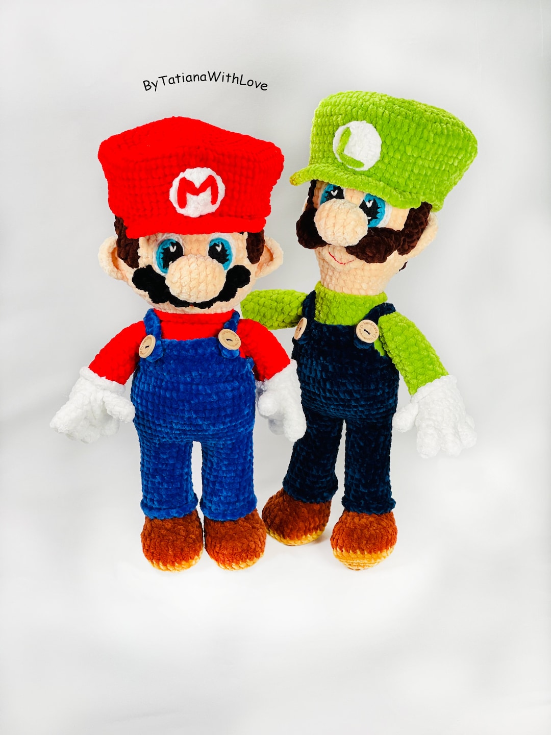 Nintendo Super Mario and Luigi Stuffed Toy Amigurumi - Etsy