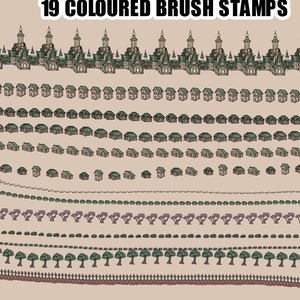 19-expansion Royal Village Map Brush Set for Krita - Etsy