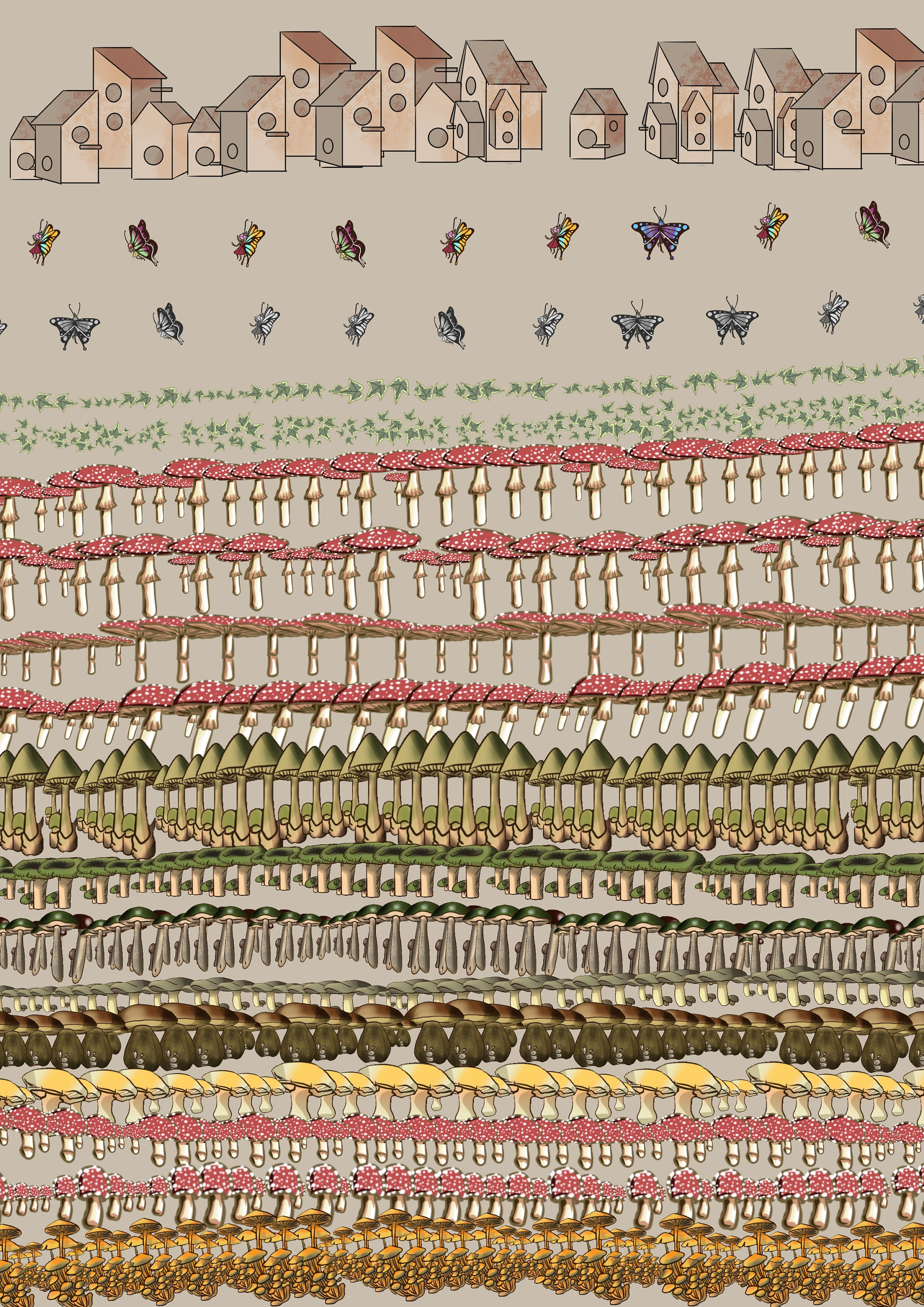 28-expansion Fairy Mushroom Map Brush Set for Krita - Etsy