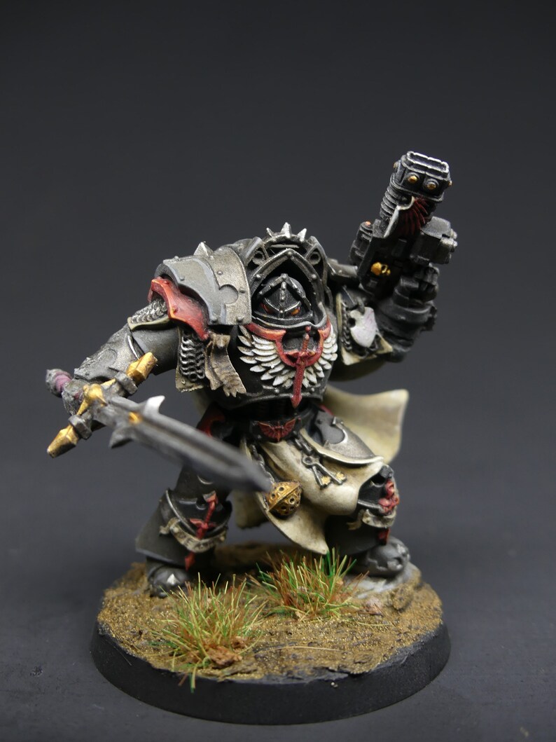 Painted Warhammer 30k the Horus Heresy Dark Angels Praetor in ...