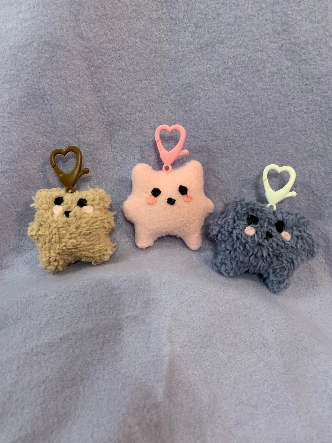 Handmade Plush Bear Keychain | Baby Bear Plush Dangler | Hand Made Bear ...