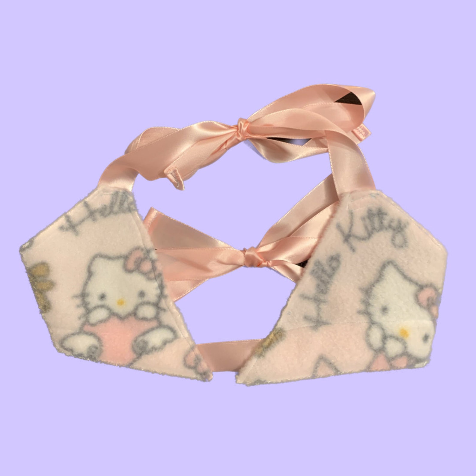 Handmade Kitty Bralette | HK Bra | Kittycat Top | Y2K Crop Top | Hand ...