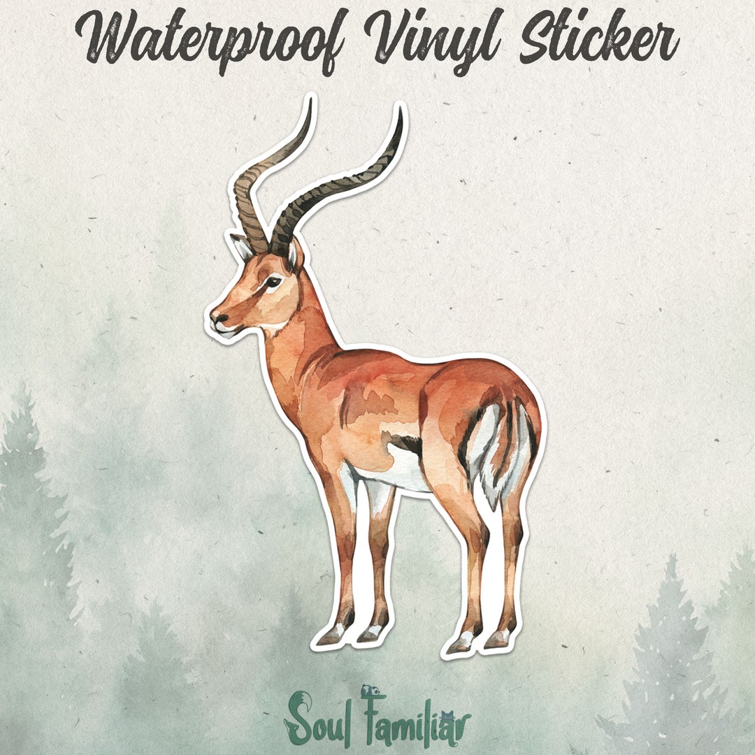 Impala Sticker Waterproof Vinyl Decal Watercolor - Etsy