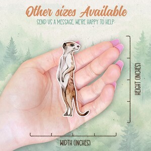 Meerkat Sticker, Waterproof Vinyl Decal, Animal Lover Gifts - Etsy