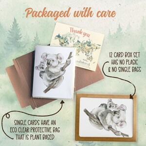 Custom Handmade Koala Mother's Day Card, Cute Animal Lover Gift ...