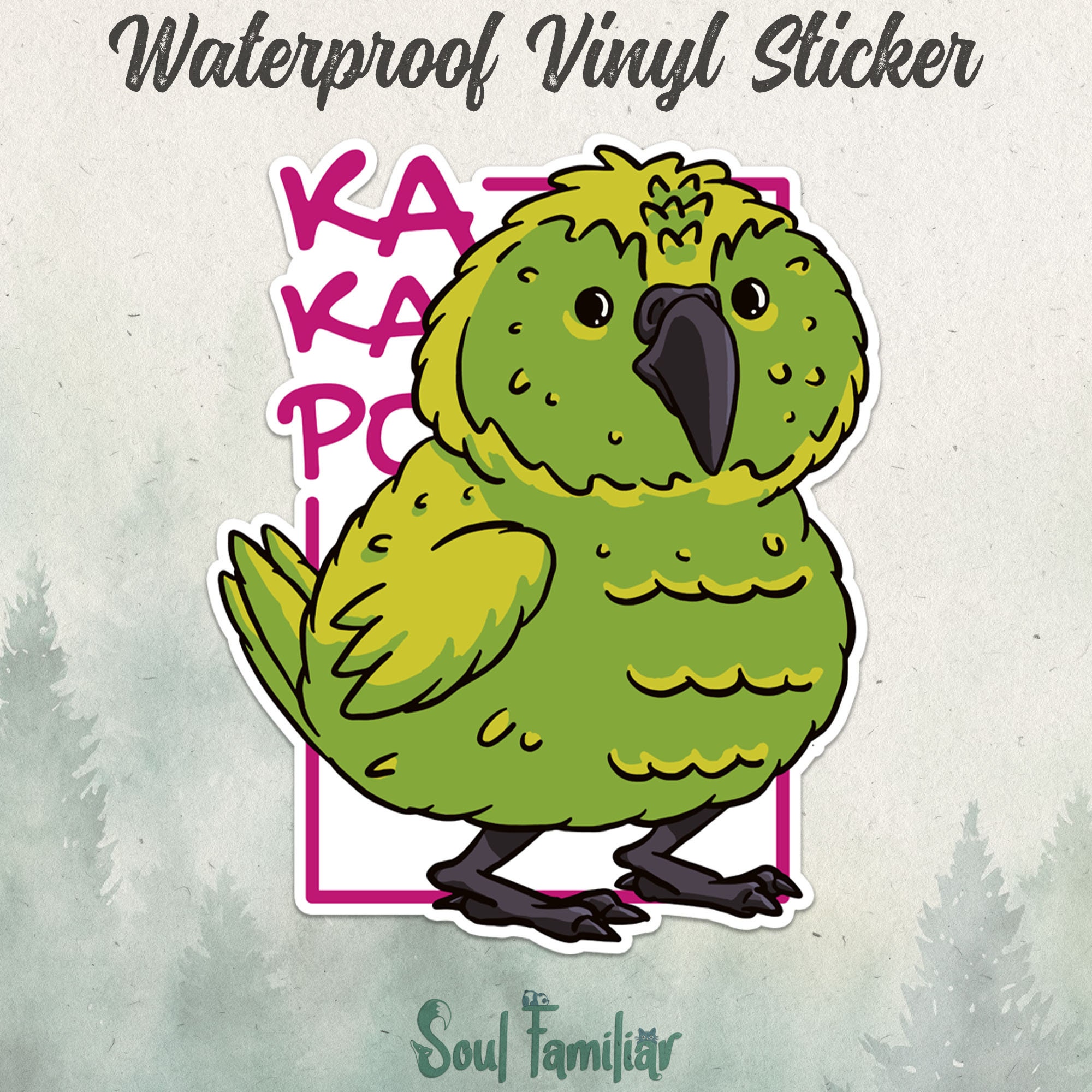Kakapo Cartoon