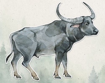 Vintage Asian Wood Carved Water Buffalo With Man - Etsy