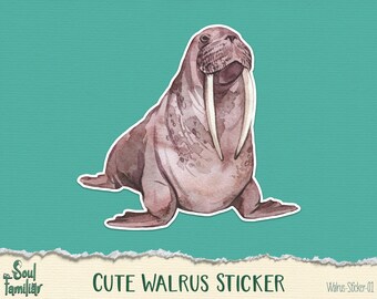 Walrus Sticker - Etsy