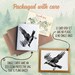 Crow Card. Personalized Handmade Greeting Card. Bird Card and Sticker ...