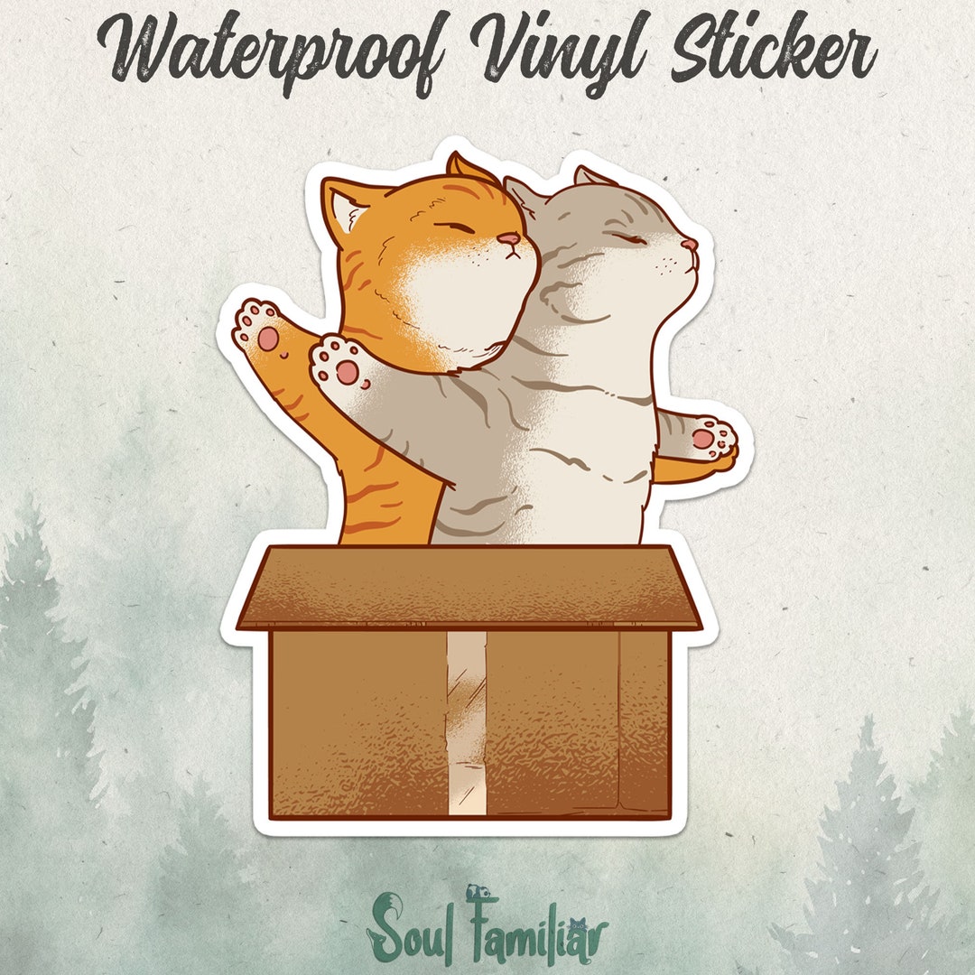 Cat Sticker, Waterproof Vinyl Decal, Titanic - Etsy