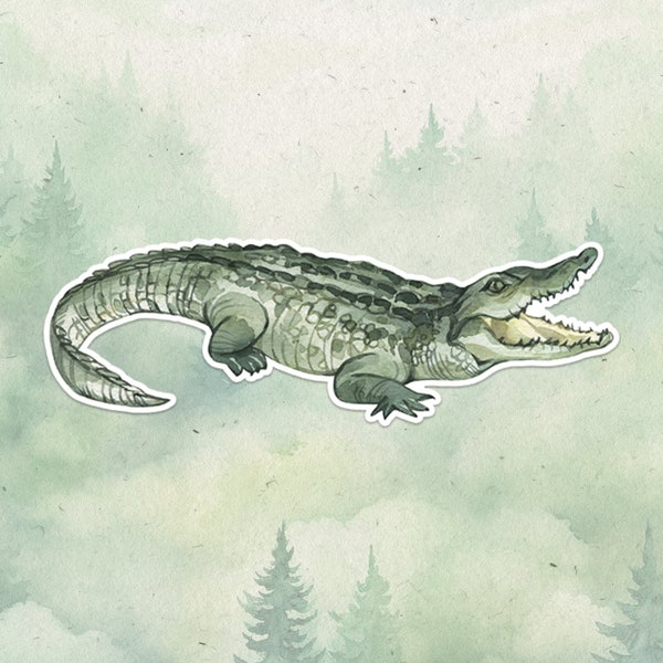 Crocodile Stickers - Etsy