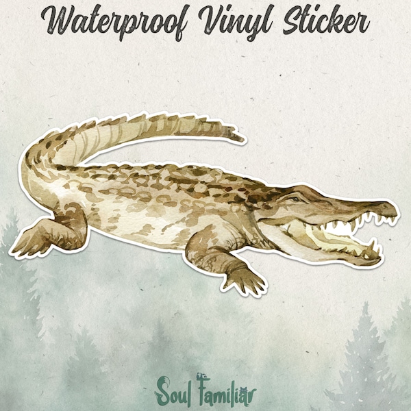 Crocodile Stickers - Etsy