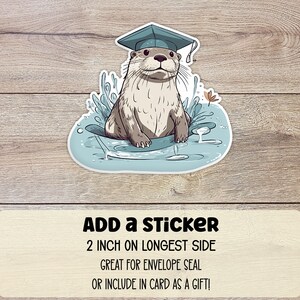 Graduation Card Cute Otter Greeting Otterly Amazing - Etsy