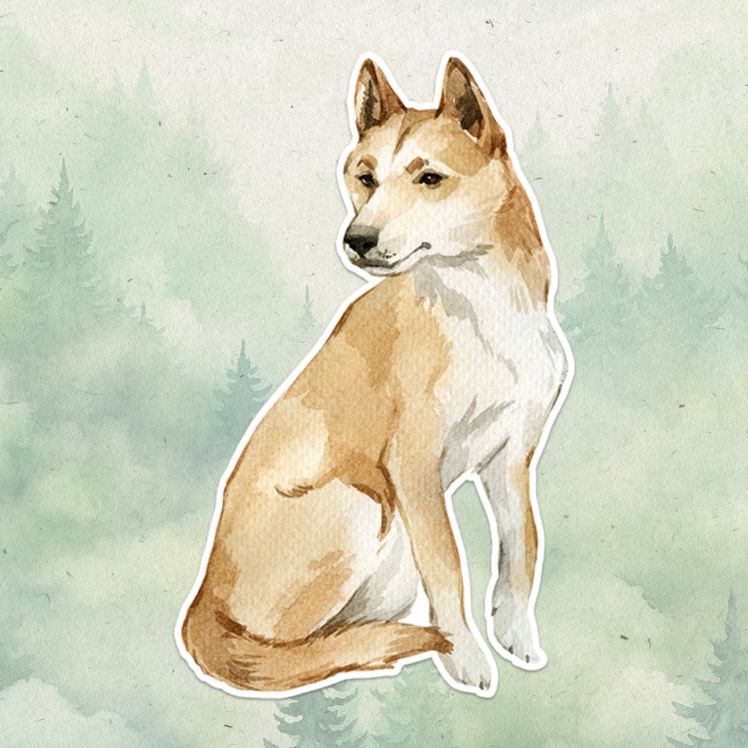 Dingo Sticker, Waterproof Vinyl Decal, Animal Lover Gifts - Etsy