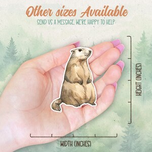 Marmot Sticker, Waterproof Vinyl Decal, Animal Lover Gifts - Etsy