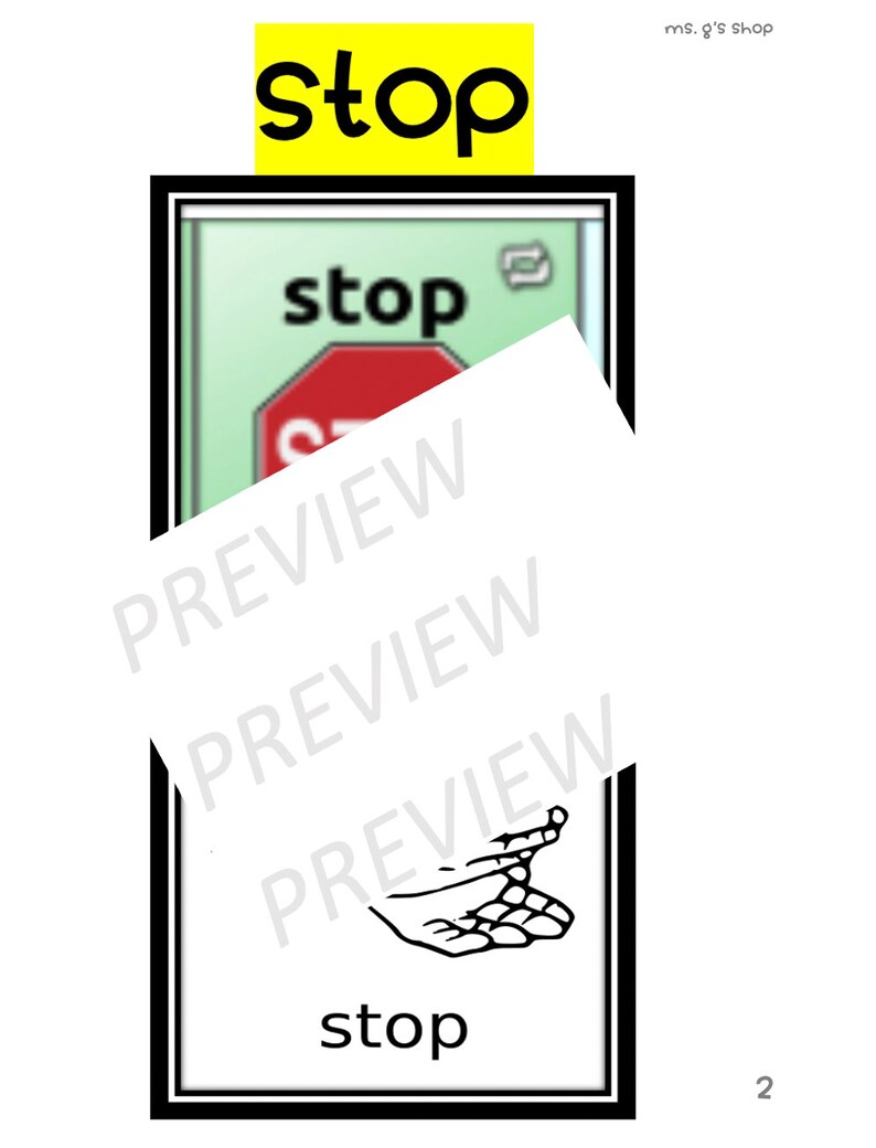 ASL PECS CARDS - Etsy