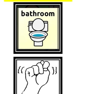 ASL PECS CARDS - Etsy