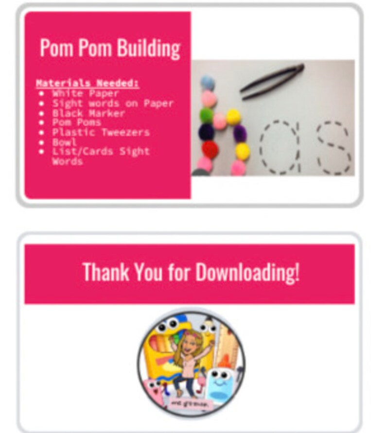 25 Sight Word Activities Hands-on Teachers Favorites - Etsy