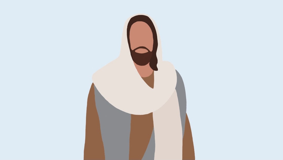 Jesus Christ Art Digital Copy Faceless Christ Portrait - Etsy