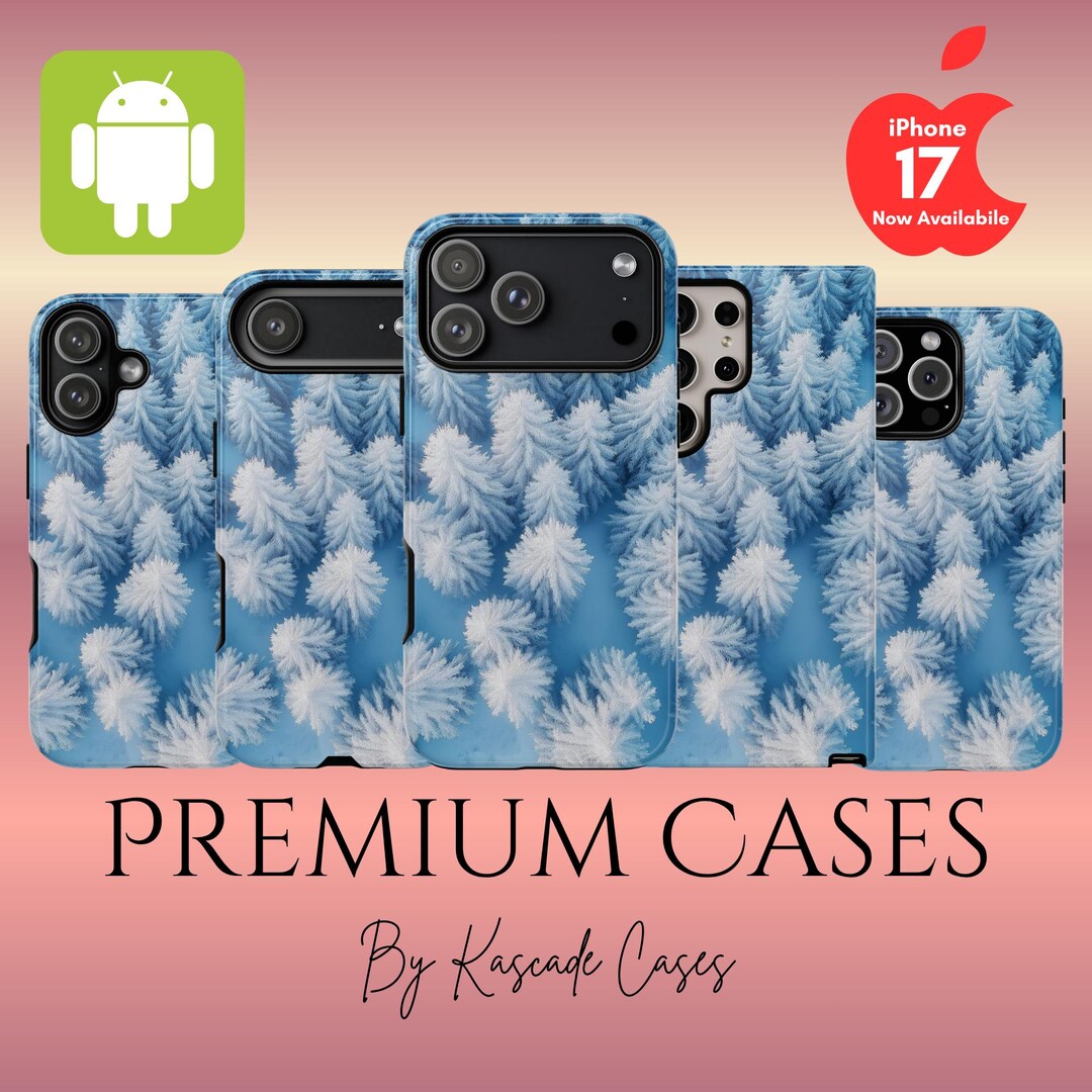 IPhone 17 16 Pro Max Collage Coquette Snowy Winter Pine Trees Phone ...