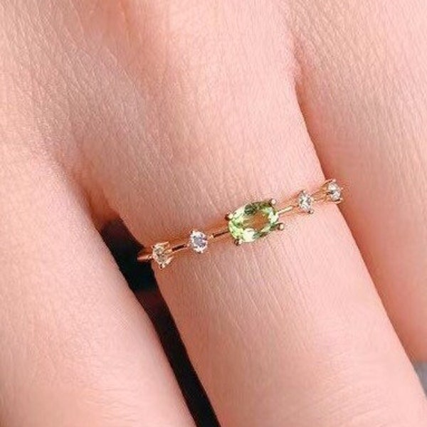 Olivine Ring - Etsy
