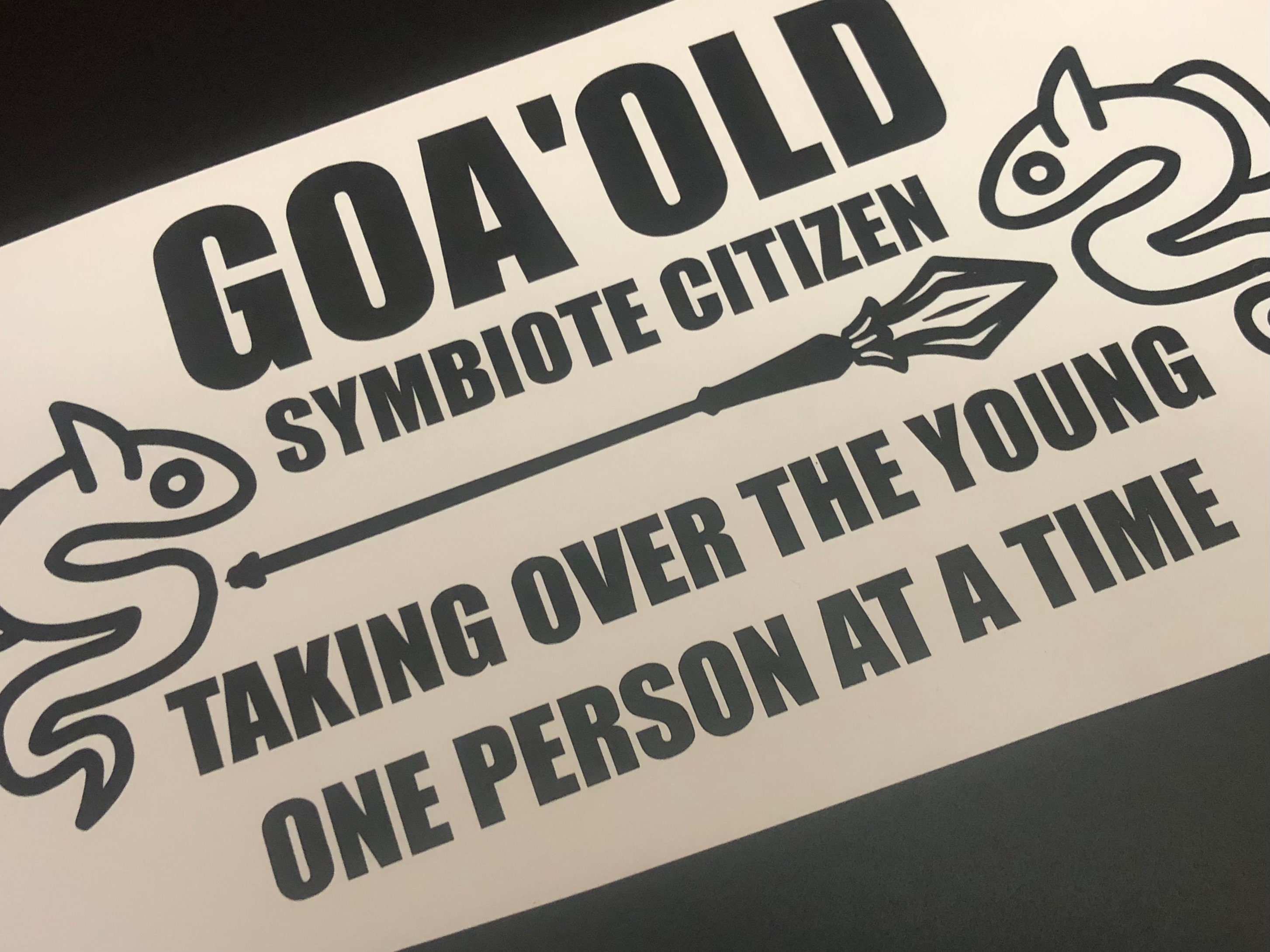 Stargate GOA'OLD Sticker Symbiote SG1 Stargate Atlantis SGU Sticker Goa ...