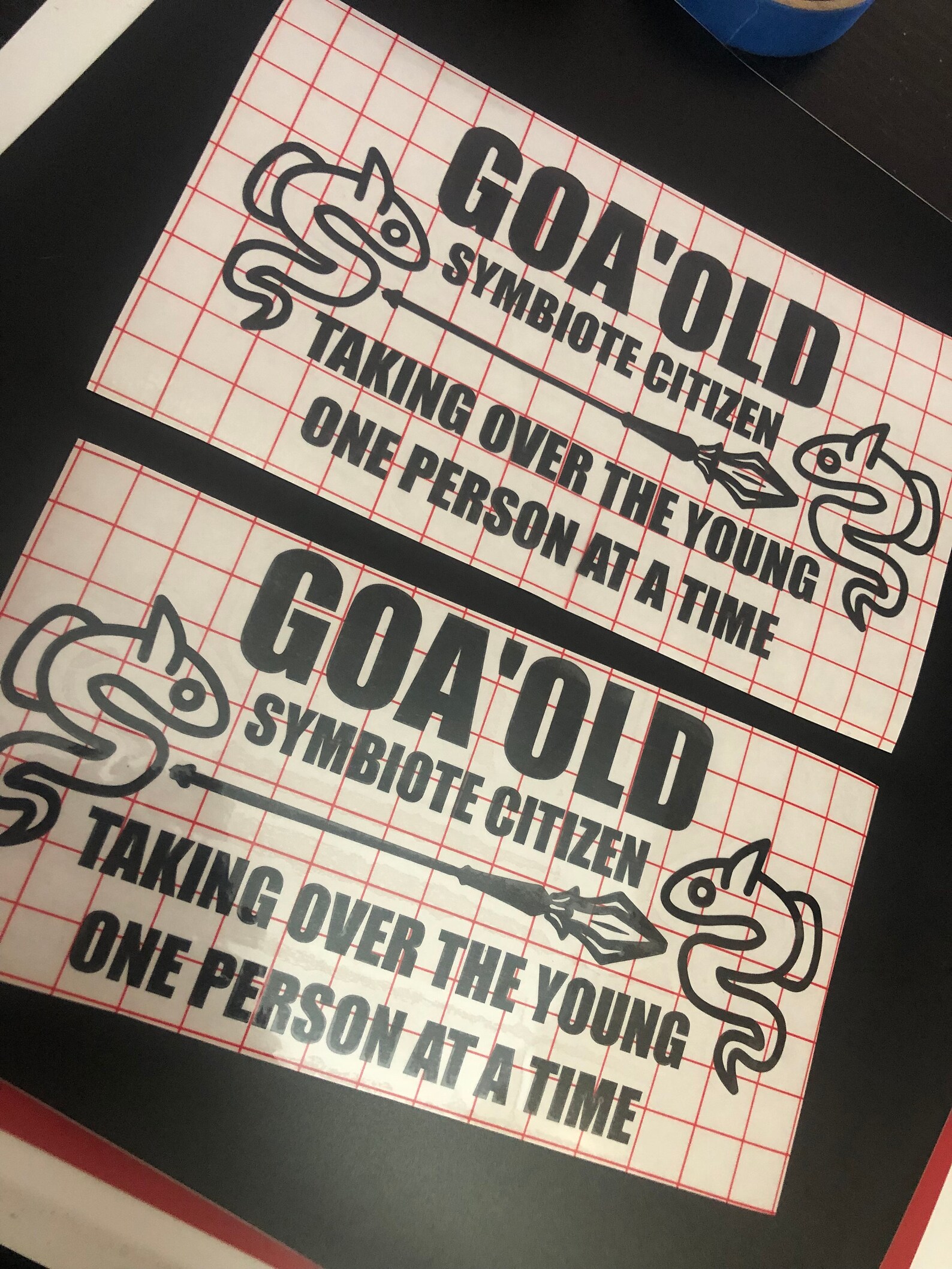 Stargate GOA'OLD Sticker Symbiote SG1 Stargate Atlantis SGU Sticker Goa ...