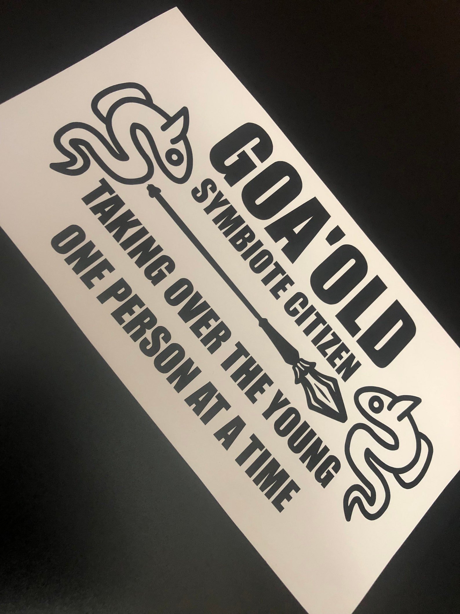 Stargate GOA'OLD Sticker Symbiote SG1 Stargate Atlantis SGU Sticker Goa ...