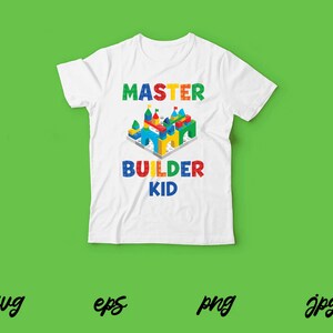 Master Builder SVG Bundle for Family, Brick Blocks, Building Blocks for ...