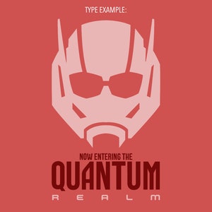 Quantumania Font Alphabet Letters for Super Hero, Ant-guy SVG ...