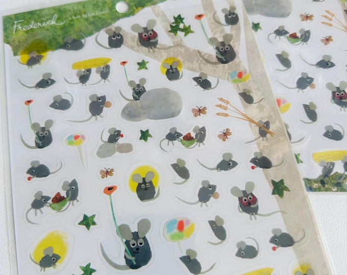 Mice Stickers / Mouse Family Sticker Set / Cute Door Mouse / Field ...