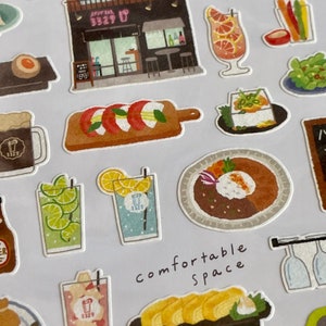 Mindwave Food Themed Stickers - Japanese Food - Bento- Ramen Sticker Sheet - Hotpot, Foodie ...
