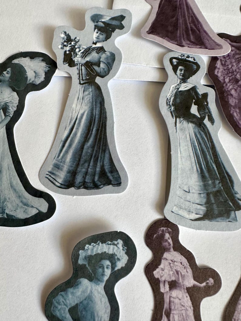 Vintage Photography Stickers - Junk Journal Set - Paper Ephemera ...