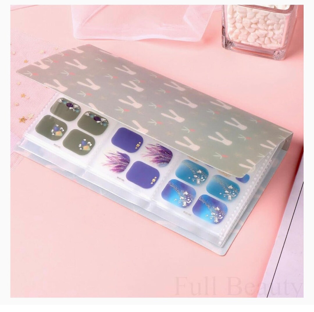 Sticker Storage Album, Stickers Storage Book, Nail Storage Organiser ...