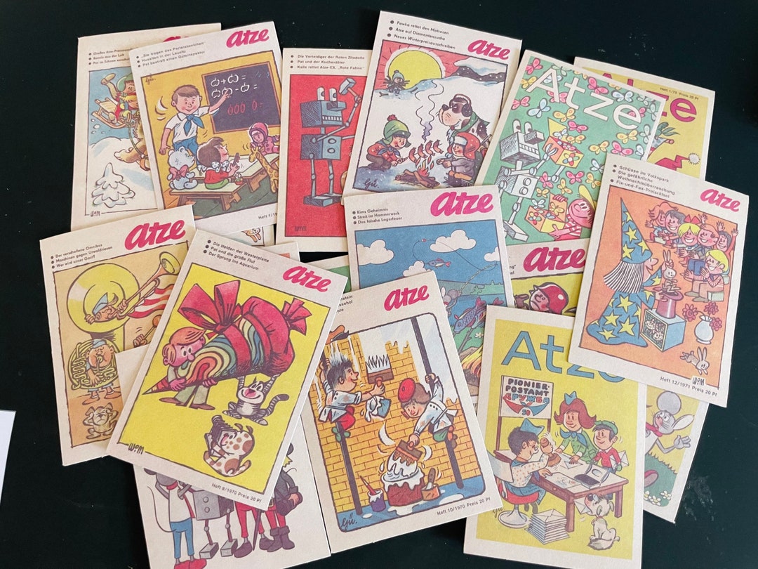 Vintage Comic Book Stickers, Retro Kids Comic Book Planner Stickers ...