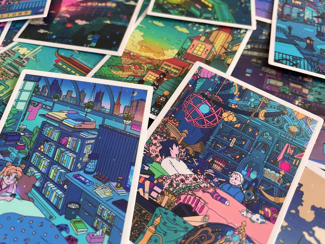 Japanese Style Anime Stickers | High Quality Anime Inspired Stickers ...