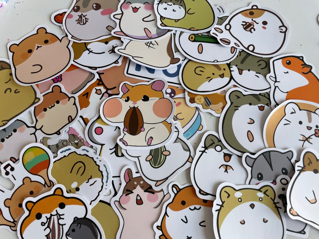 Gerbil, Hamster, Doop Stickers, Planner Stickers, Diary Stickers, Card ...