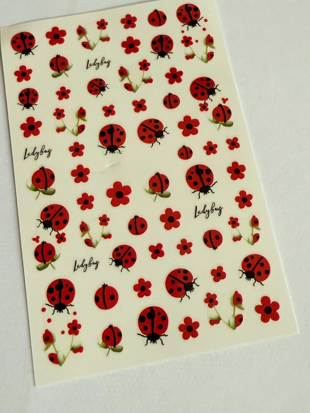 Mini , Ladybird Stickers , Ladybug Sheet Beetle, Spider Tiny Stickers ...