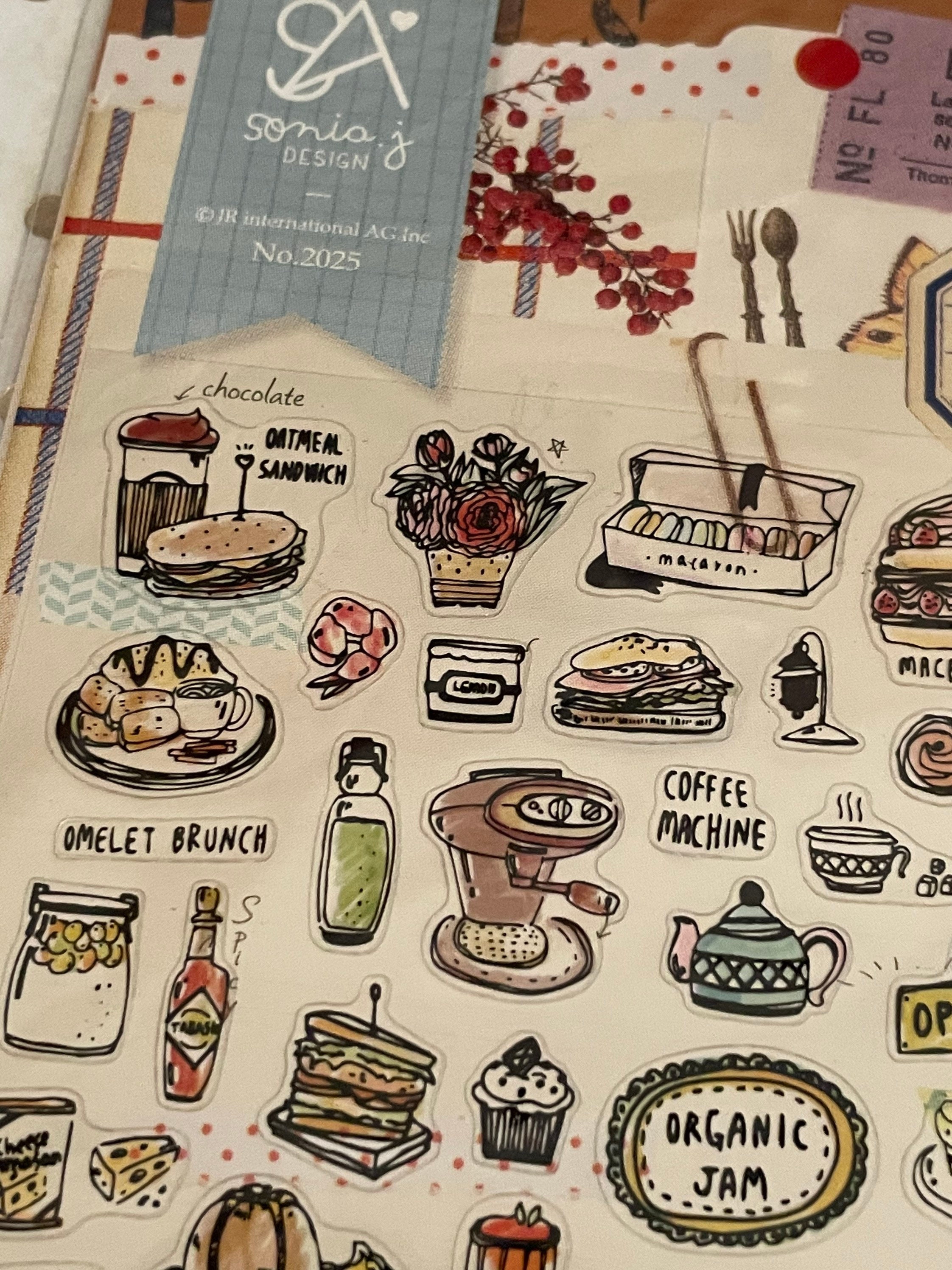 Brunch Food sonia J Brunch Day Stickerlife Style - Etsy UK