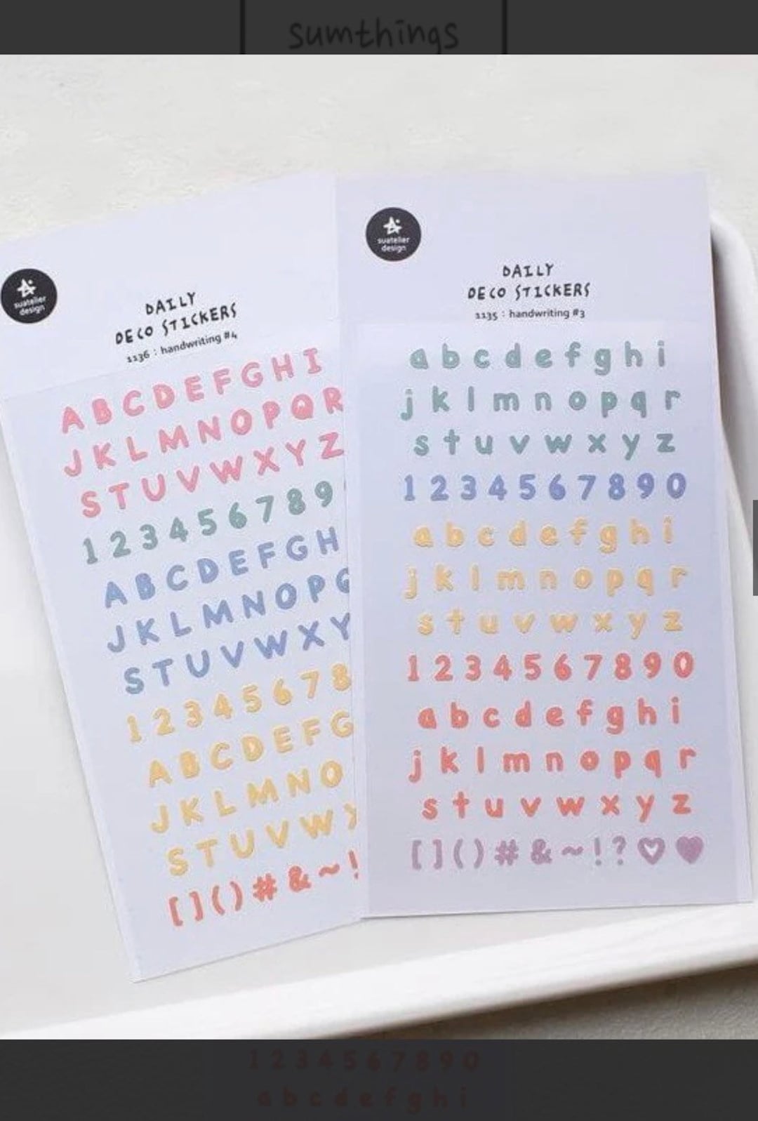 Holographic Rainbow Letter Stickers / Bullet Journal, Letter Stickers ...