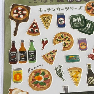 Mindwave Food Themed Stickers - Japanese Food - Bento- Ramen Sticker Sheet - Hotpot, Foodie ...