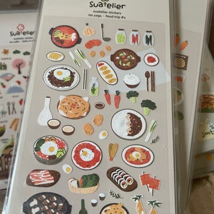 Suatelier Foodie Themed Stickers - Japanese Food - Bento- Ramen Sticker ...