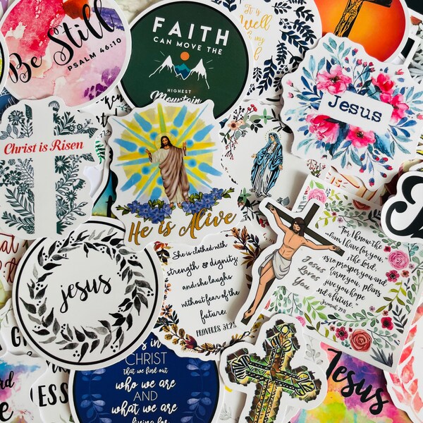 Catholic Stickers - Etsy
