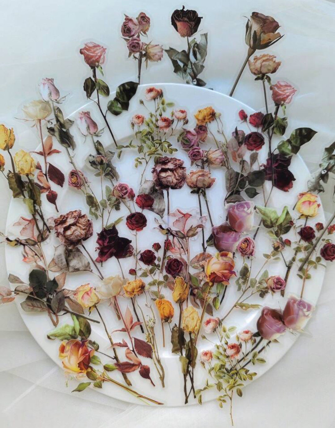 Dried Flowers Sticker Set, Wild Flower Bouquet Stickers, Wildflowers ...