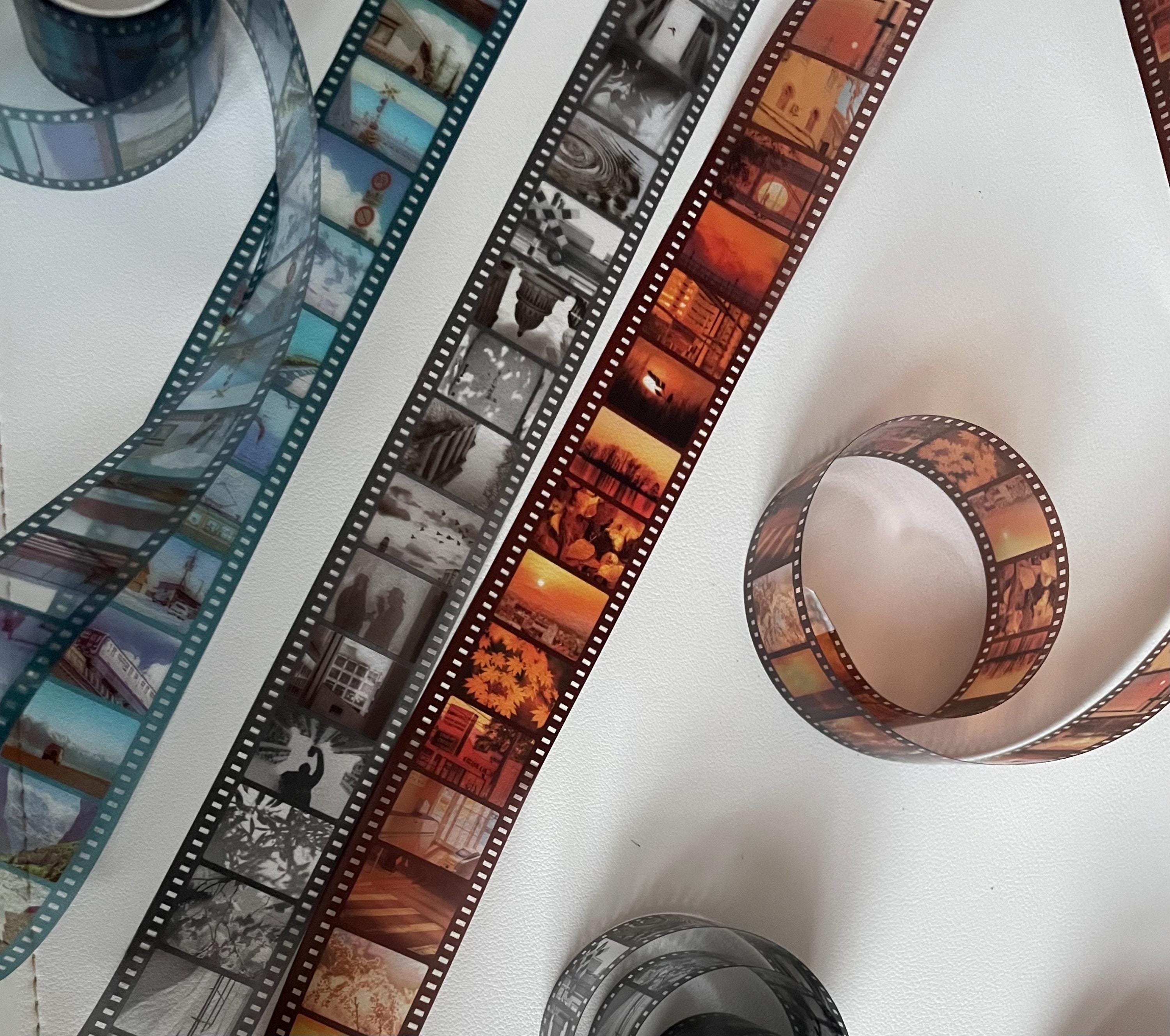 Vintage Negative Photography Stickers - Junk Journal Set - Paper ...