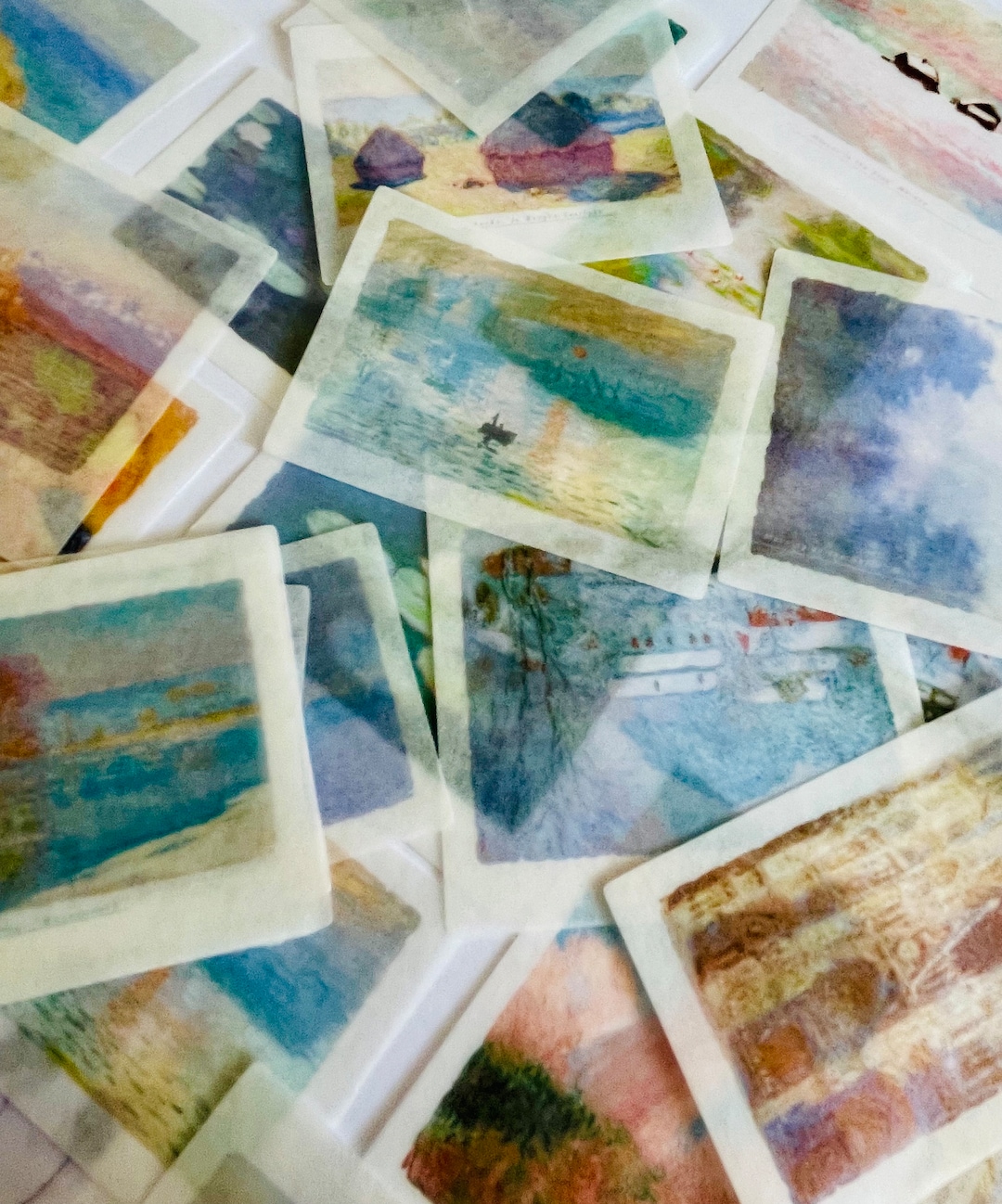 Monet Art Stickers Pack | Painting Stickers | Drawing Stickers ...