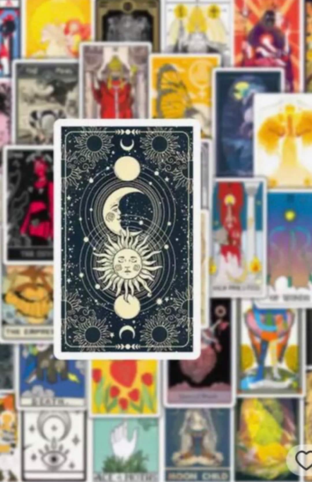 10 Tarot Card Stickers | Die Cut Decal Set | Waterproof Reusable ...