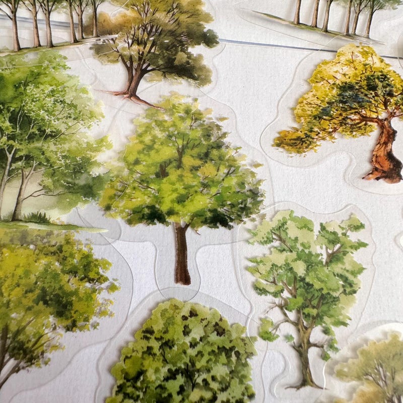 Tree Stickers - Etsy
