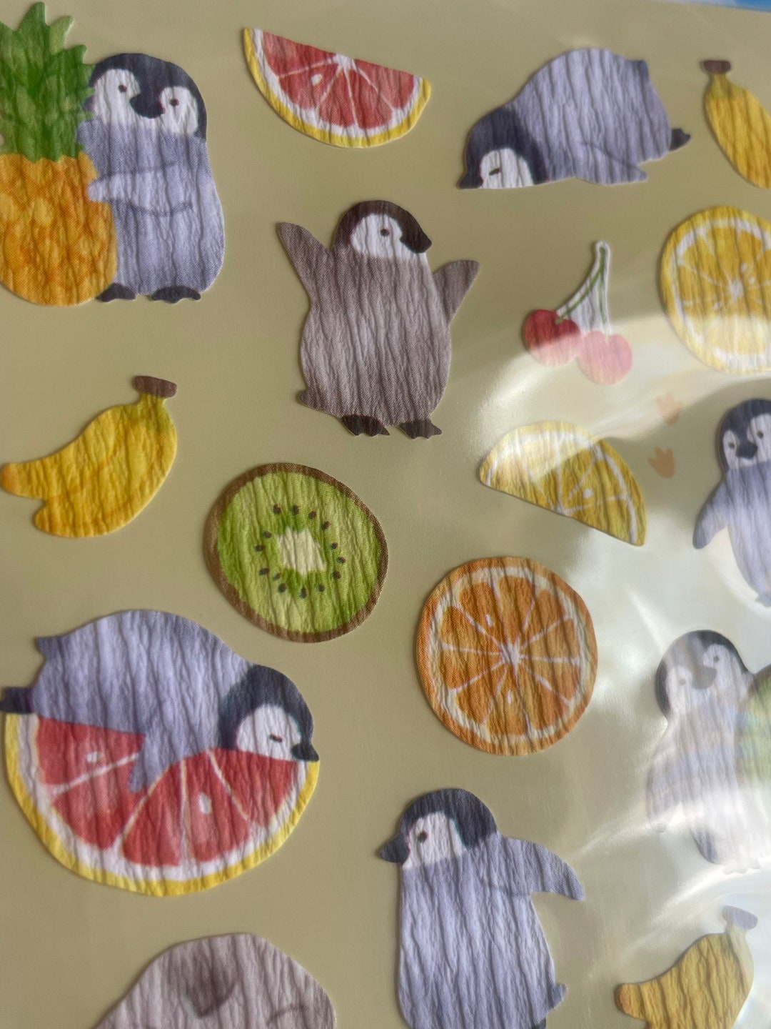 Mindwave Penguin Sticker Sheet. Cute Penguin Stickers Design - Kawaii ...
