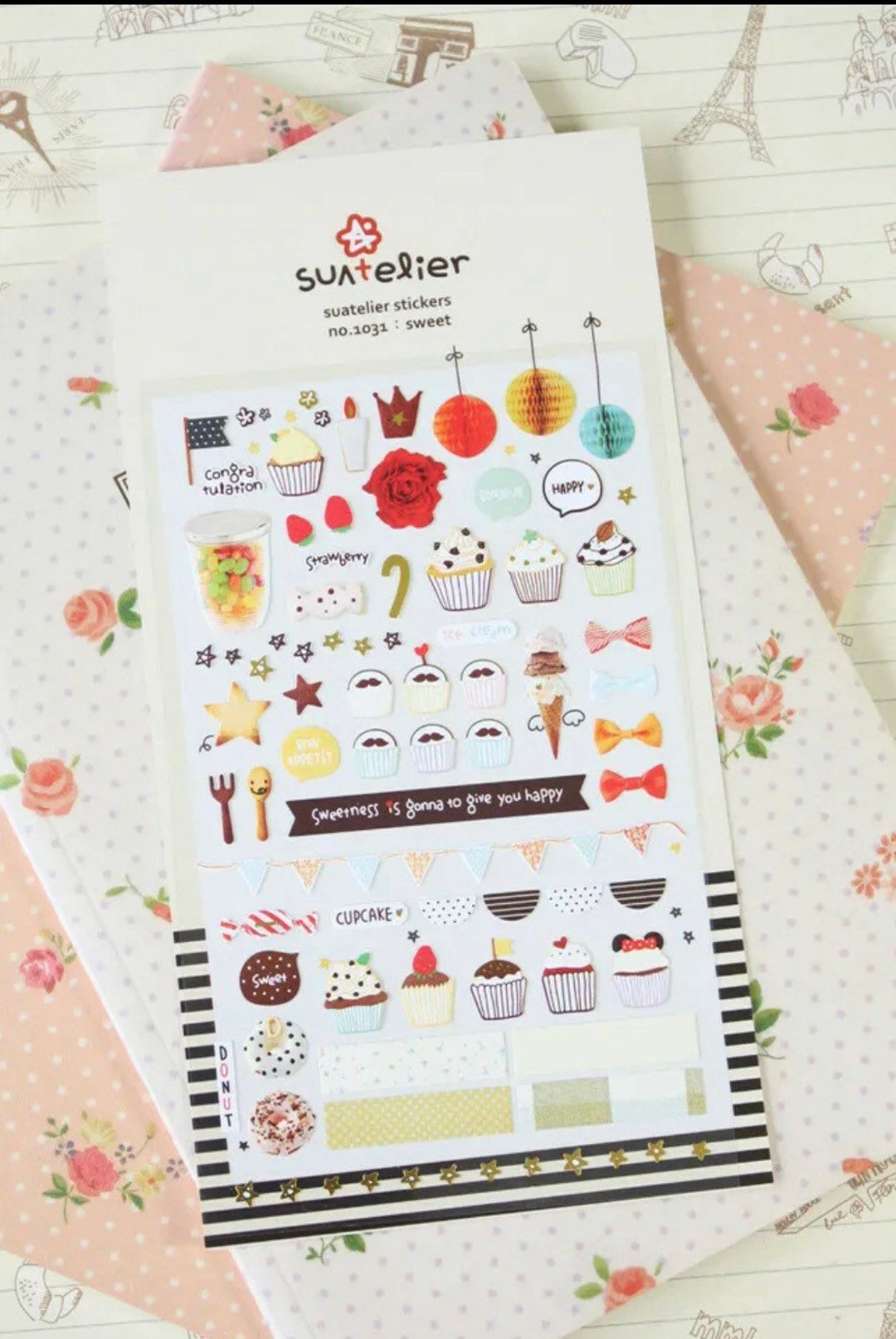Suatelier Sweet Stickers Food Cake, Baking, Patisserie, Gastronomy ...
